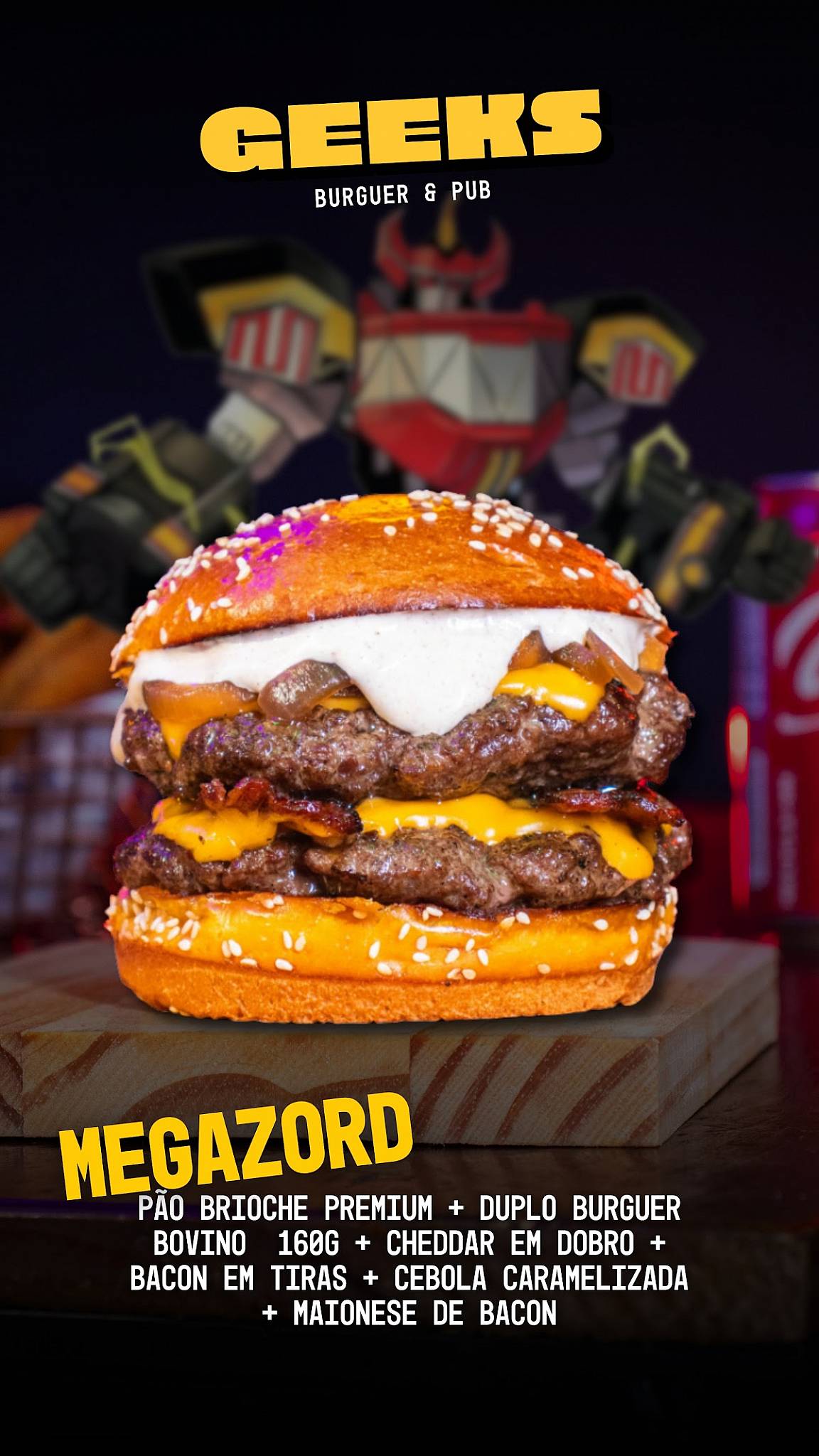 Menu em Geek's burger cariri restaurante, Juazeiro do Norte