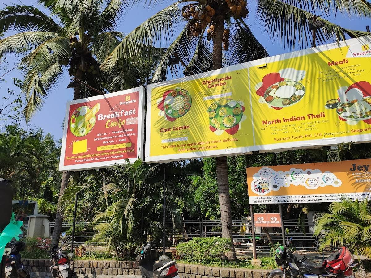 Menu at Geetham Veg Restaurant Navalur, Chennai