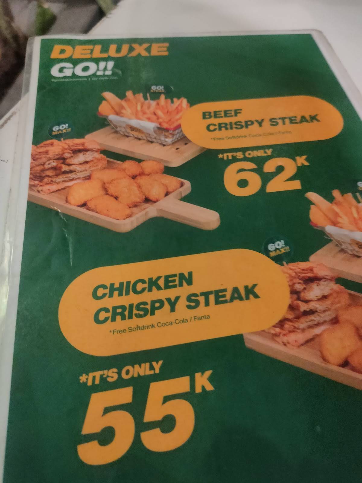 Menu at GoSteak Cikarang, Bekasi Regency