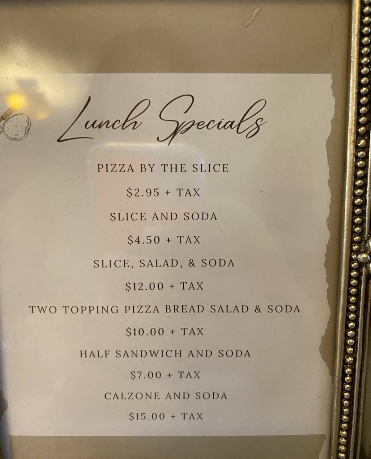 Menu at Gold Dust Pizza Ripon pizzeria, Ripon