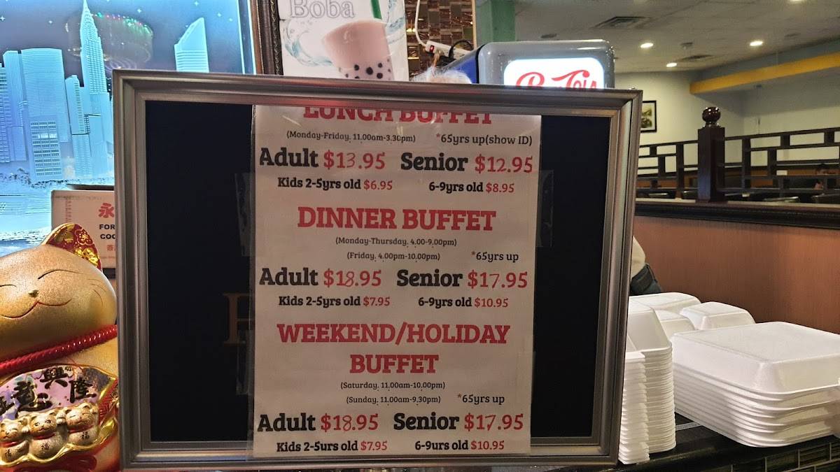Menu at Golden Buffet & Grill restaurant, Bailey's Crossroads