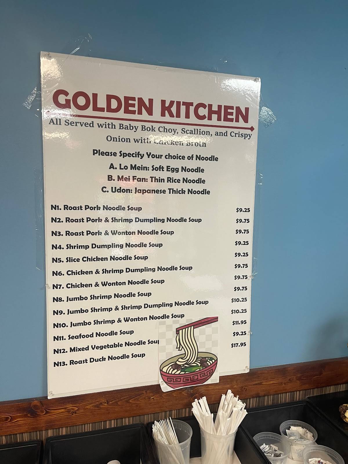 Menu at Golden Kitchen Chinese Restaurant, Surfside Beach