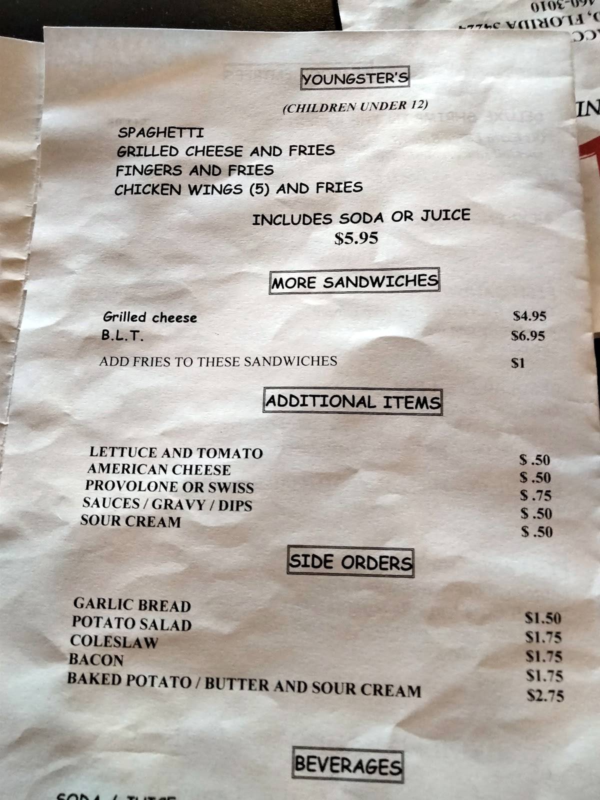 Menu at Good Time Charlie's Bar and Grill, Englewood