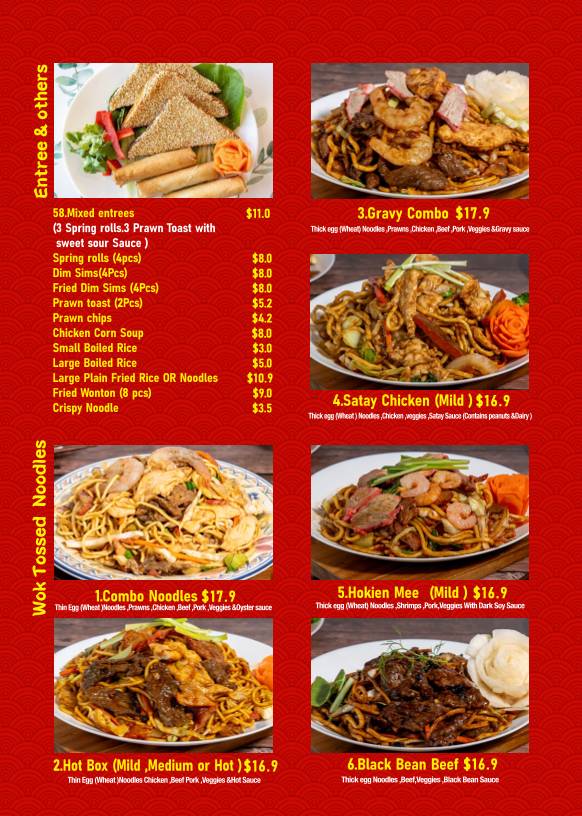 Menu at GoodAsian Maroochydore restaurant, Maroochydore