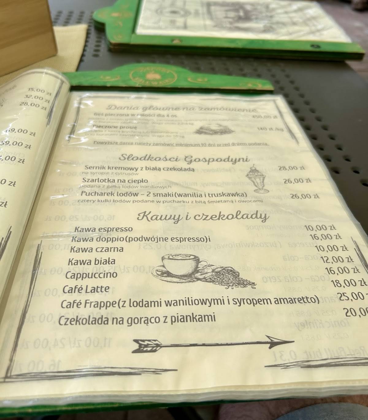 Menu at Gospoda Zalewajka pub & bar, Konstancin-Jeziorna