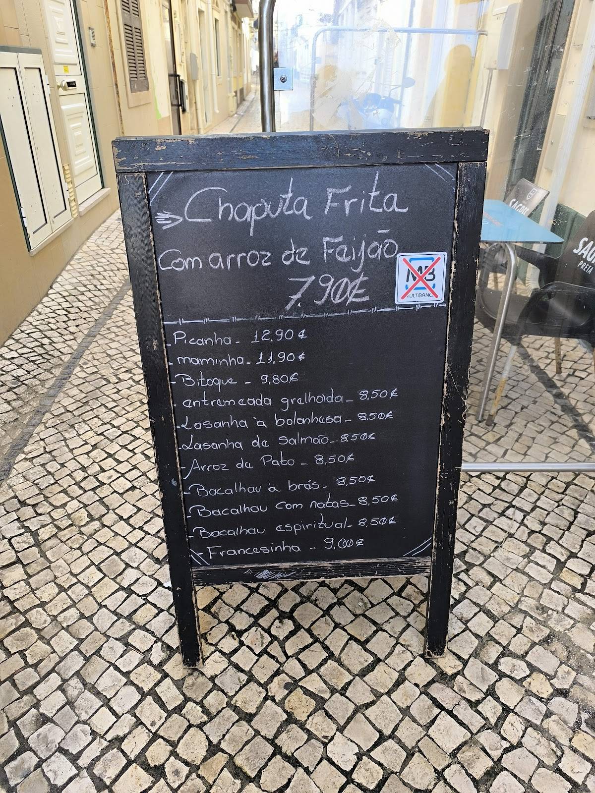 Menu em Restaurante Grande Onda, Nazaré
