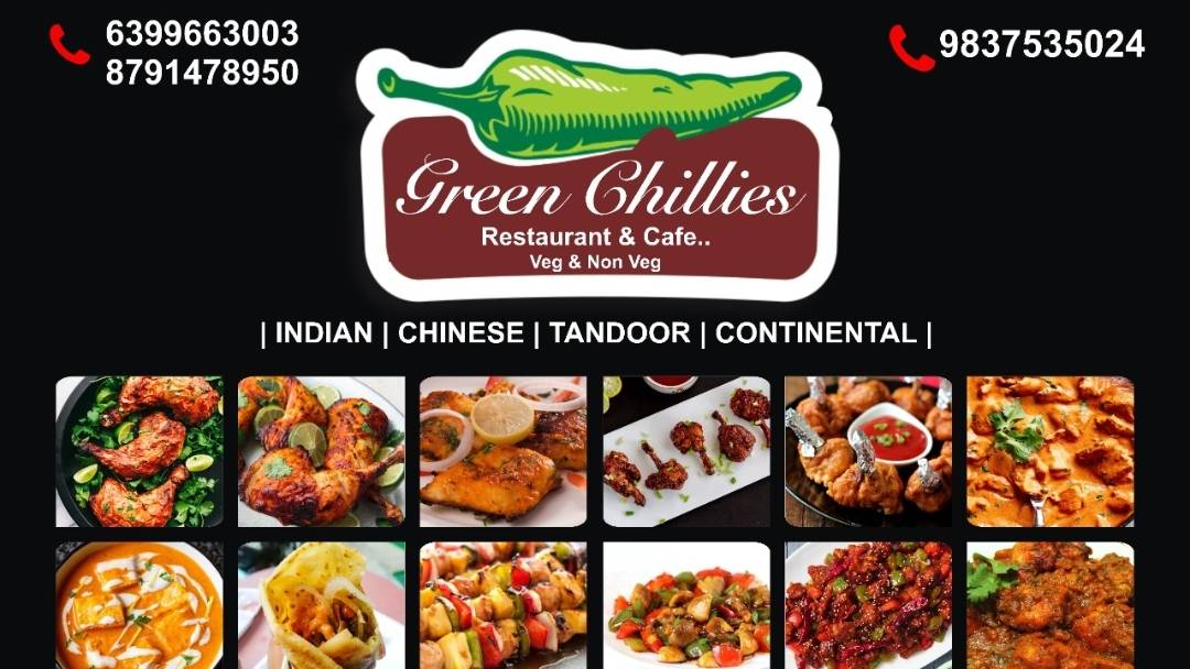 Menu at Green chillies Restaurant and Cafe, Dehradun