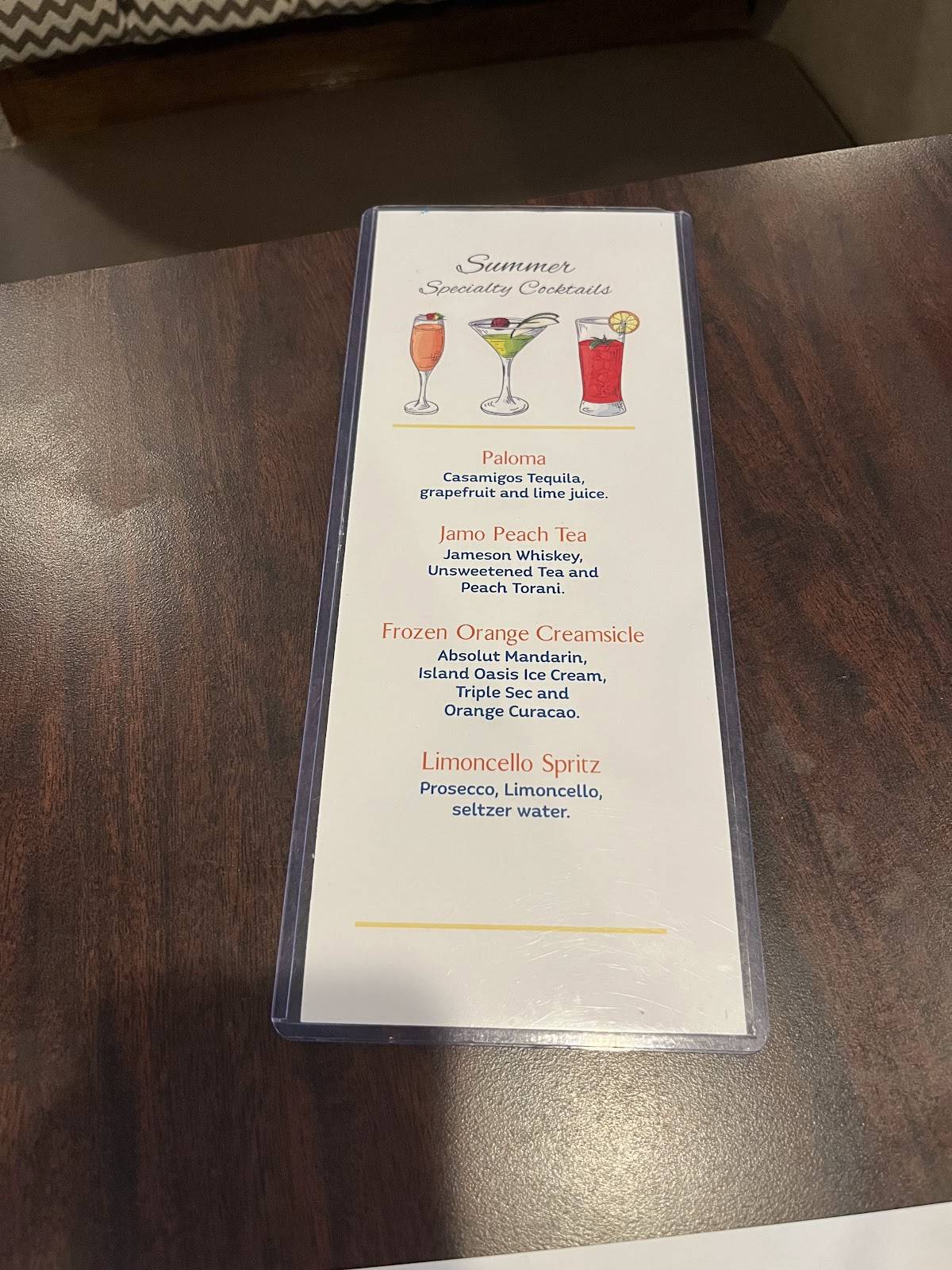 Menu at Gregg's - East Providence desserts, East Providence, Pawtucket Ave