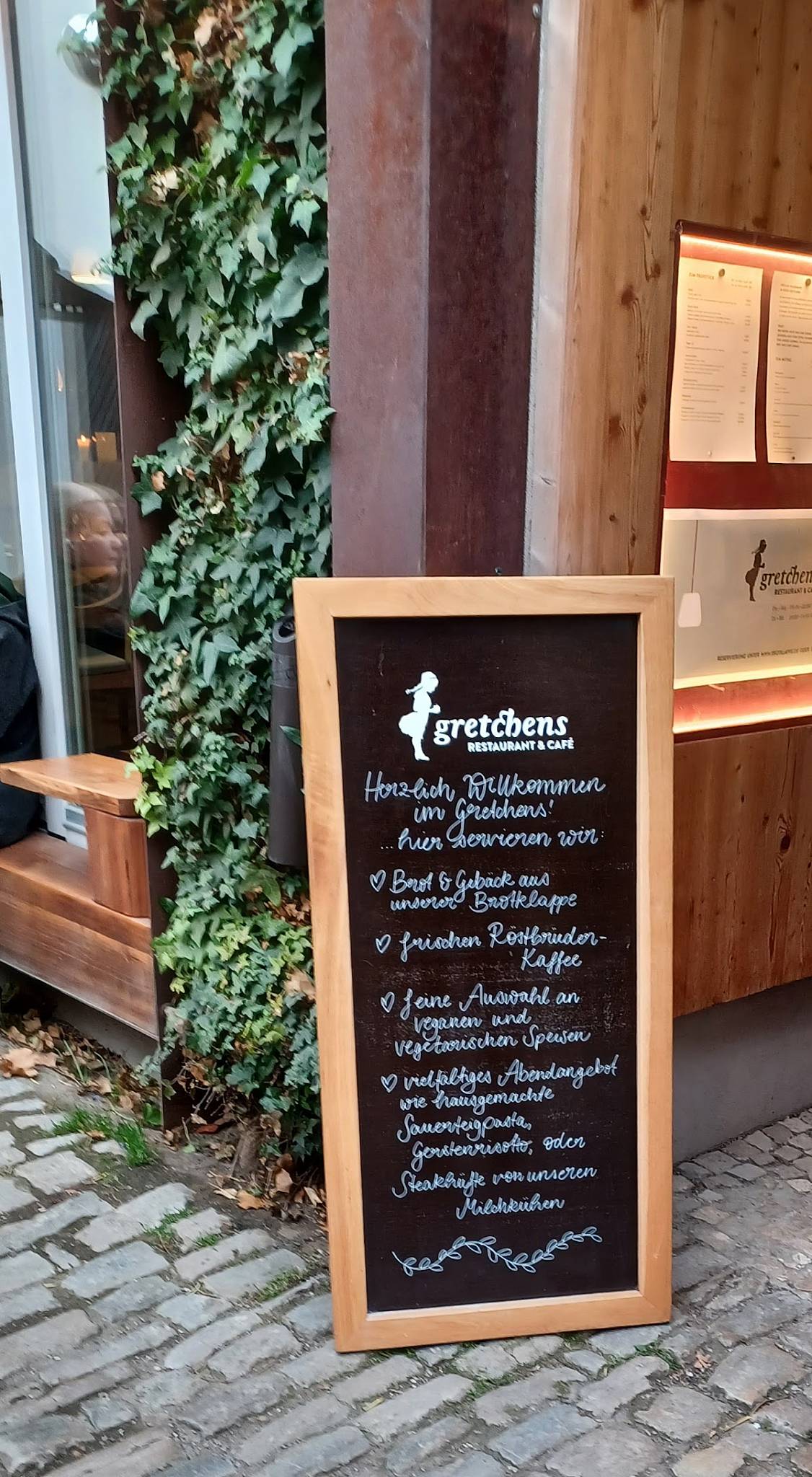 Speisekarte von Gretchens Bio-Restaurant + Café, Weimar