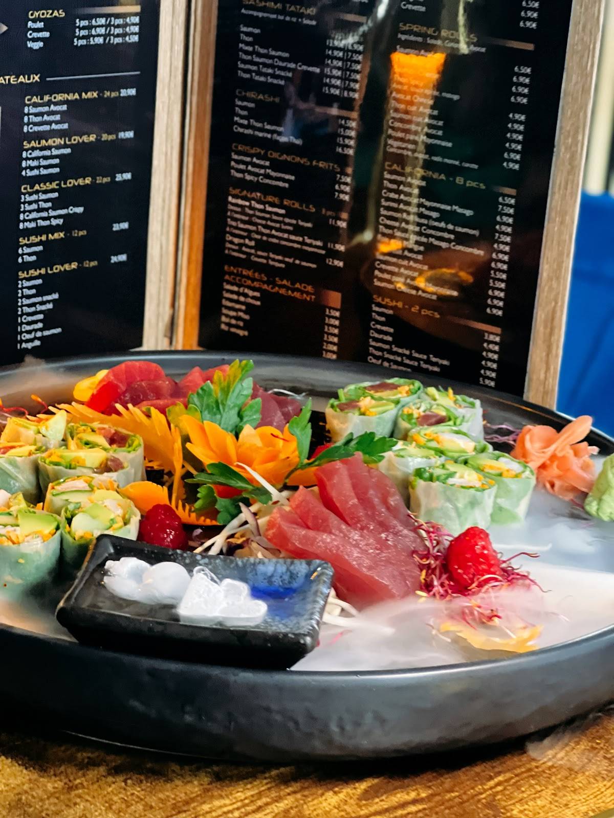 Menu at HOP SUSHI Cannes restaurant, Cannes