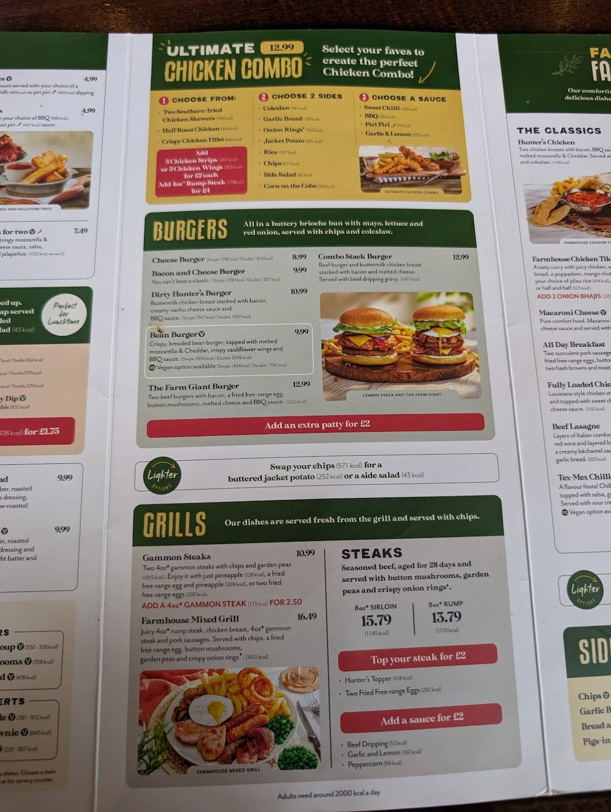 Menu at Hawthorne Farm - Dining & Carvery pub & bar, Leeds