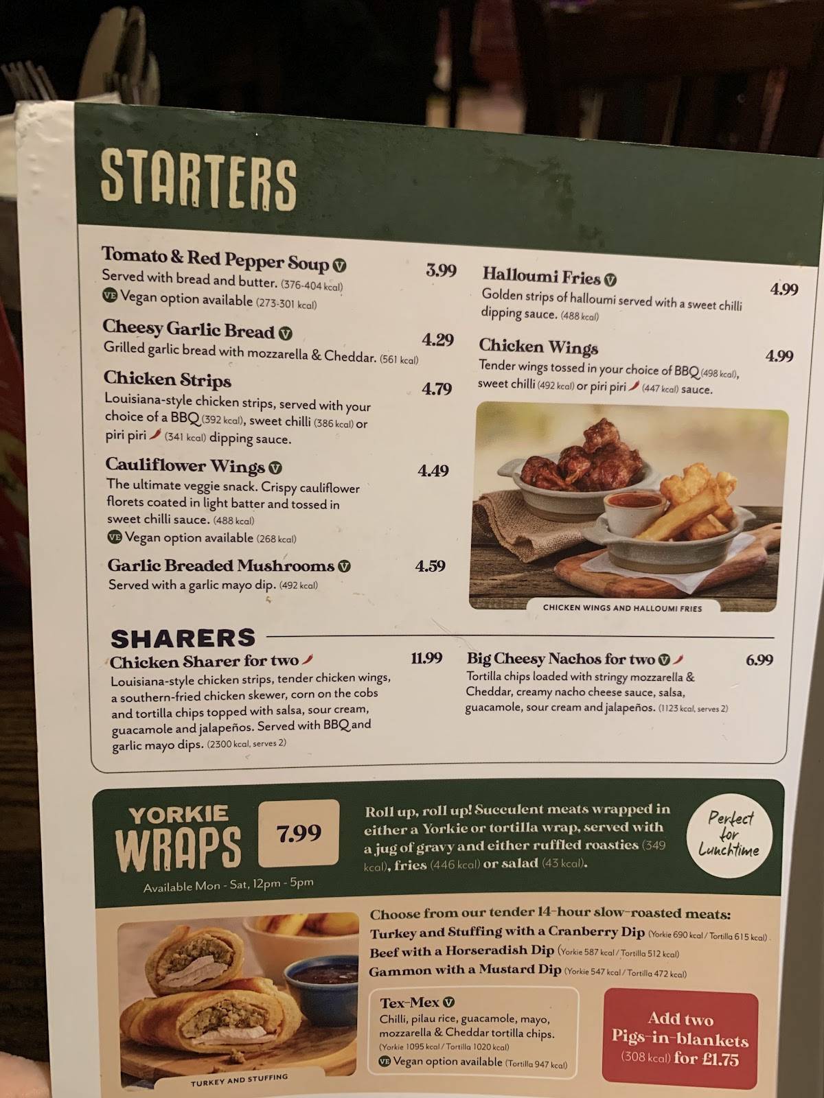 Menu at Hawthorne Farm - Dining & Carvery pub & bar, Yeadon