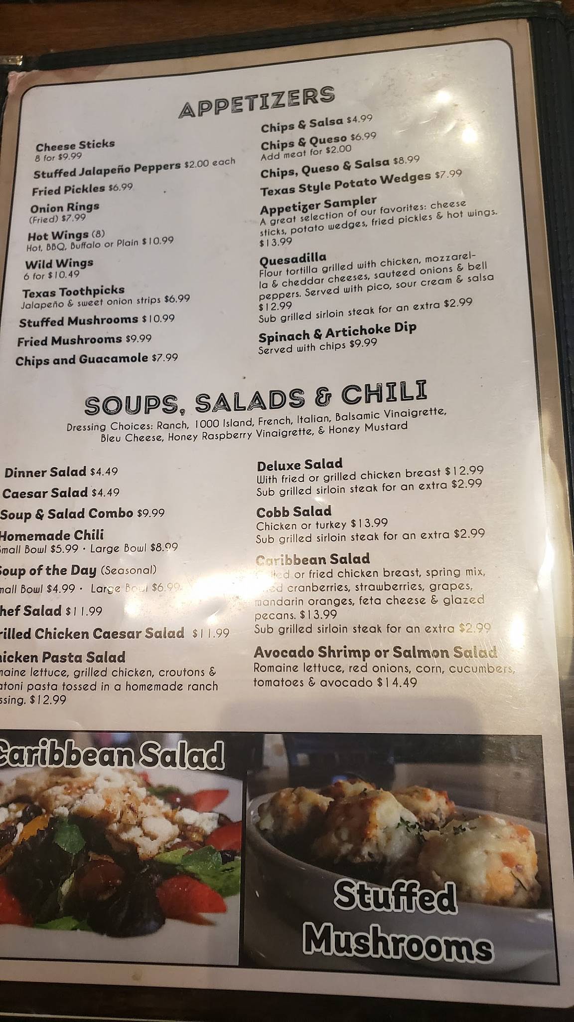 Menu at Heitmiller Steakhouse, Lacy Lakeview, I 35 N Frontage Rd