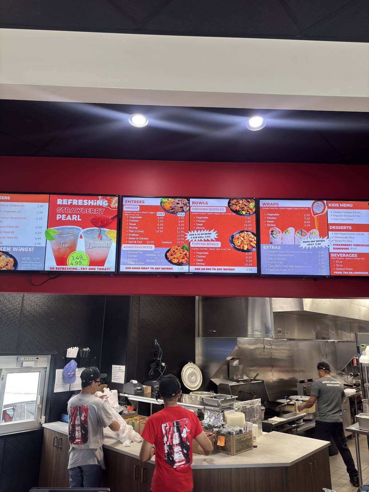 Menu at Hibachi Drive Thru restaurant, Homewood