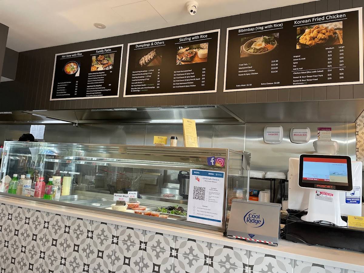 Carta del restaurante Hilton Korean Takeaway, Hilton