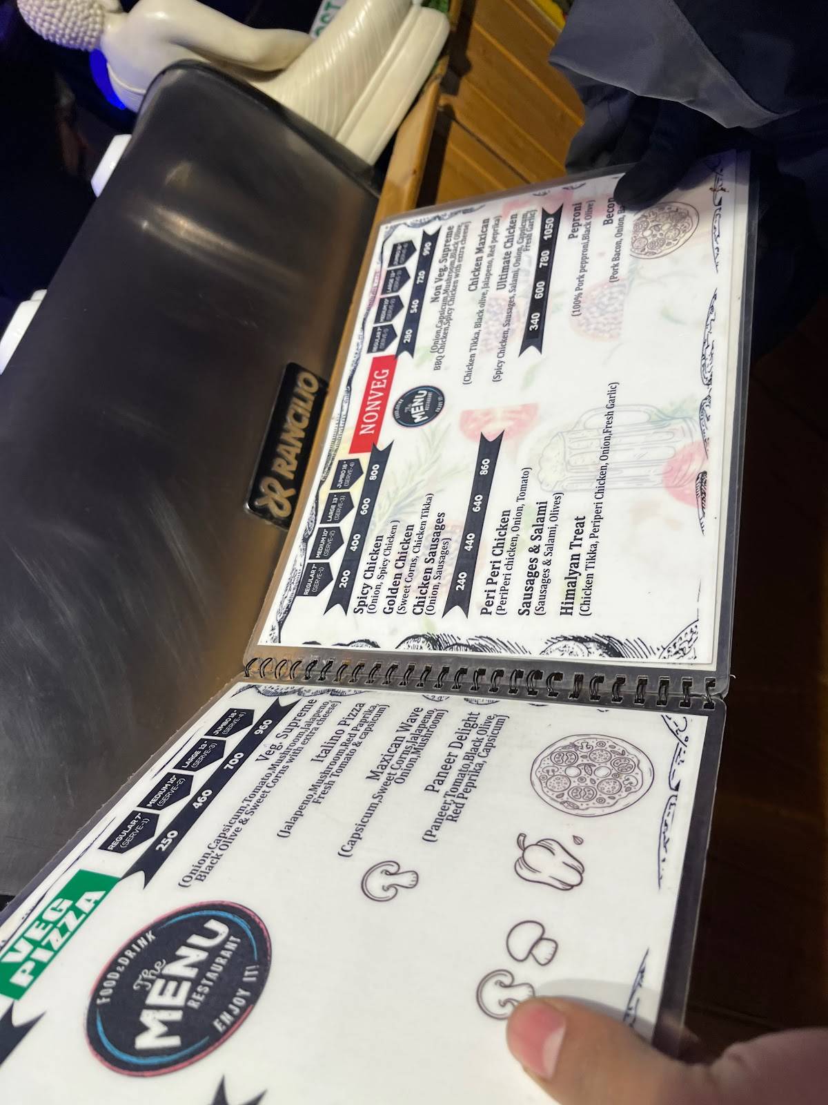 Menu at Himalayan Pizza - Bir, Bir