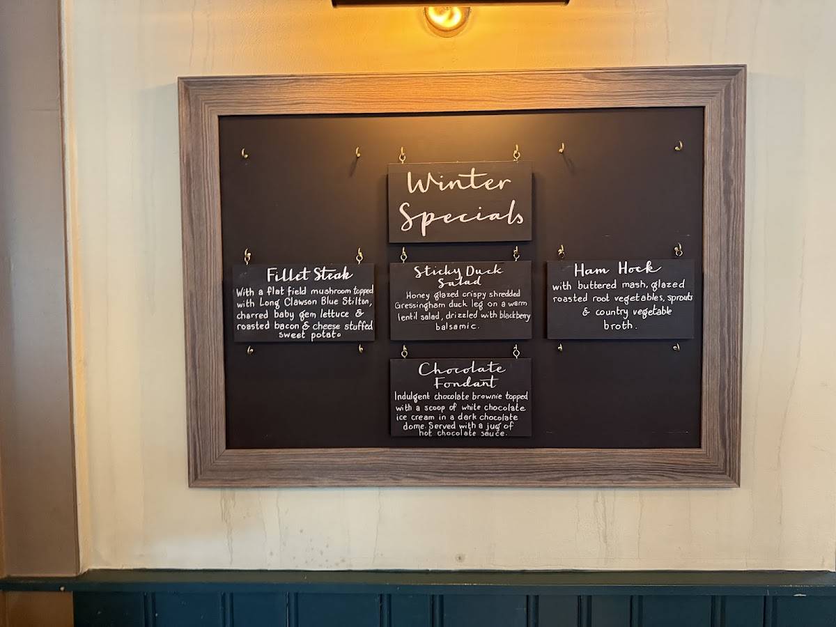 Menu at Himley House pub & bar, Dudley, Wolverhampton Rd