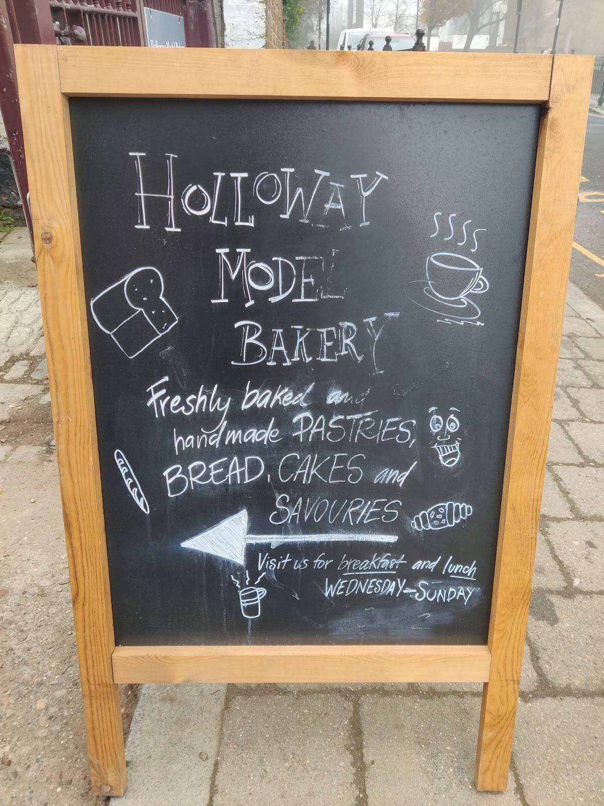 Menu at Holloway Model Bakery, London