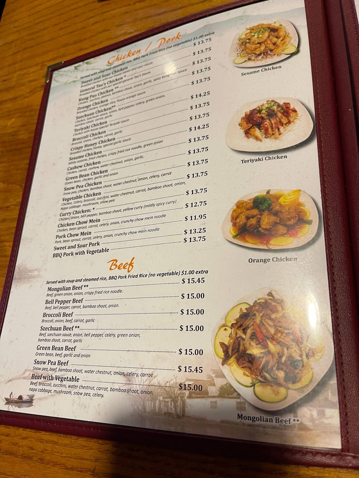 Menu at Hot Point Chinese Restaurant, The Dalles