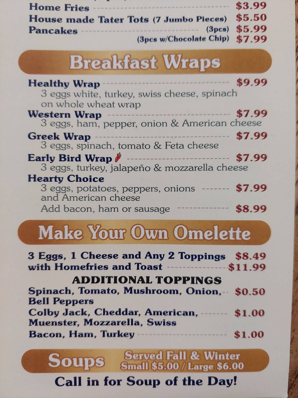 Menu at House of Heros restaurant, Hicksville, 8 Bloomingdale Rd