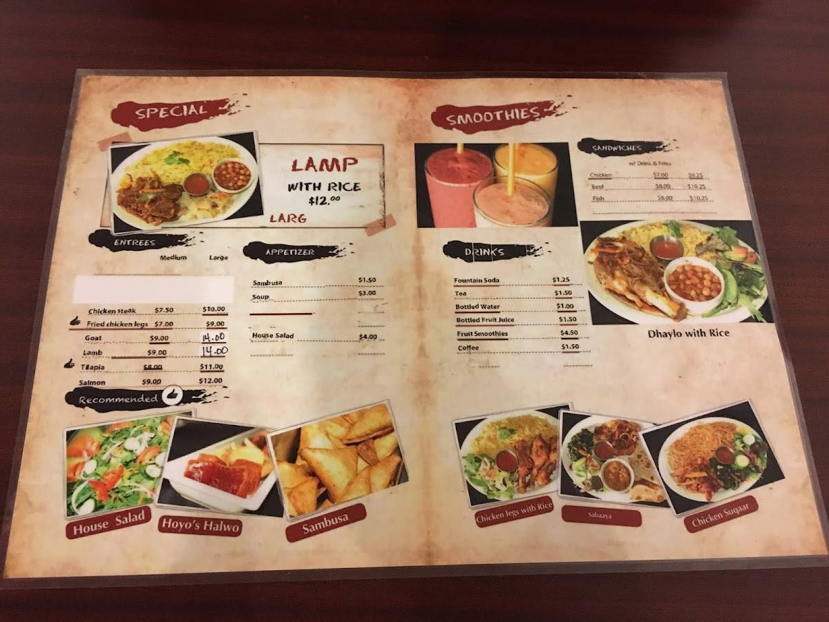 Menu at Hoyo's Kitchen restaurant, Columbus, Columbus Square