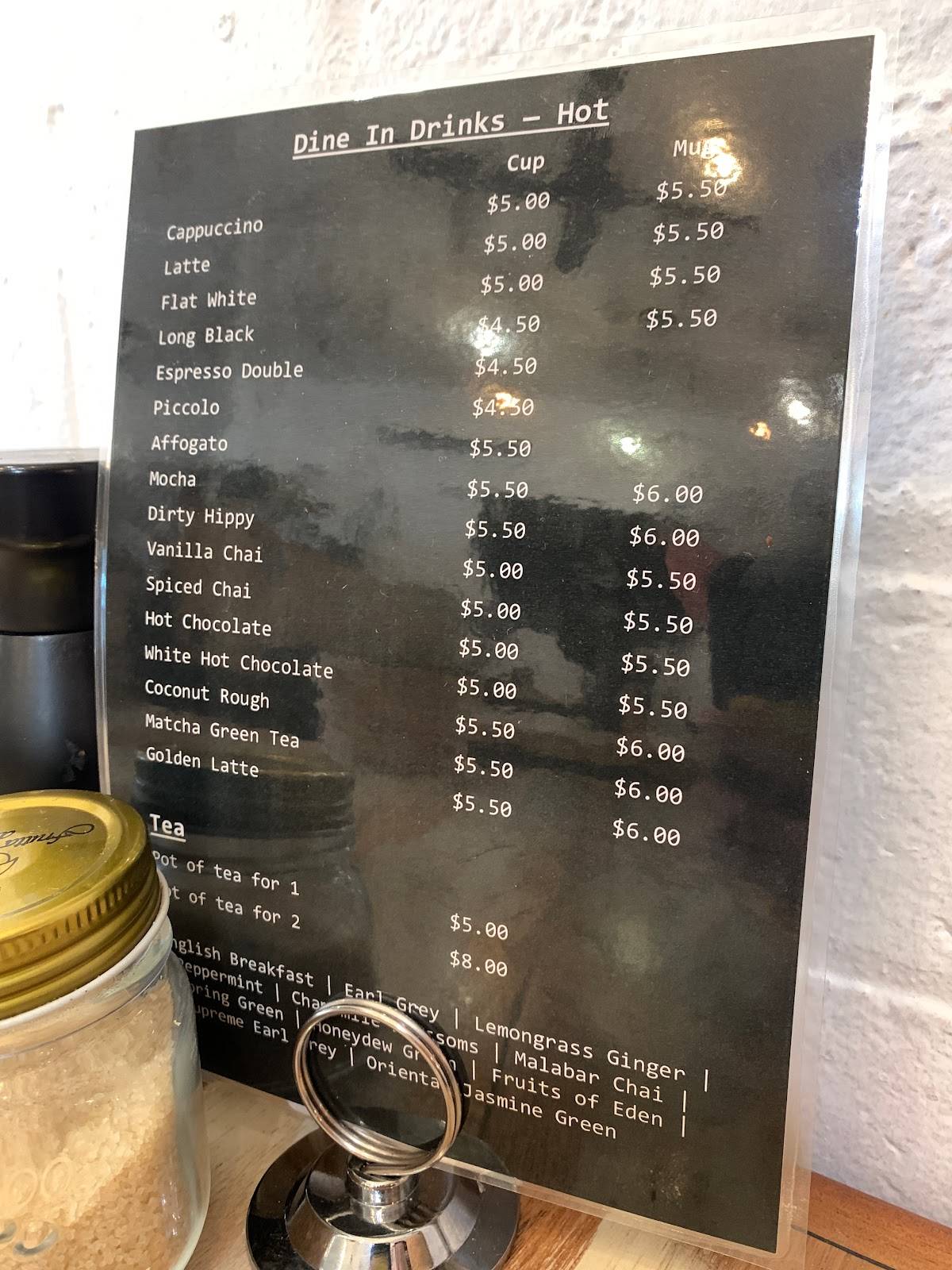 Menu at Hugo's Brew and Chew pub & bar, Smithton