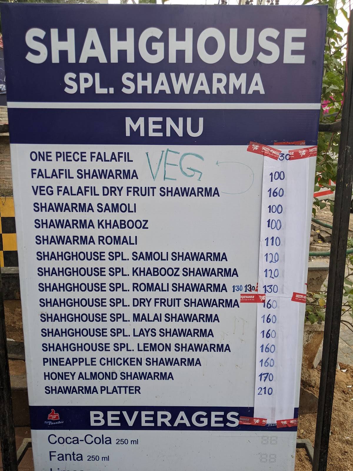 Menu at Shah Ghouse Hotel & Restaurant, Gachibowli, Hyderabad, Raidurgam