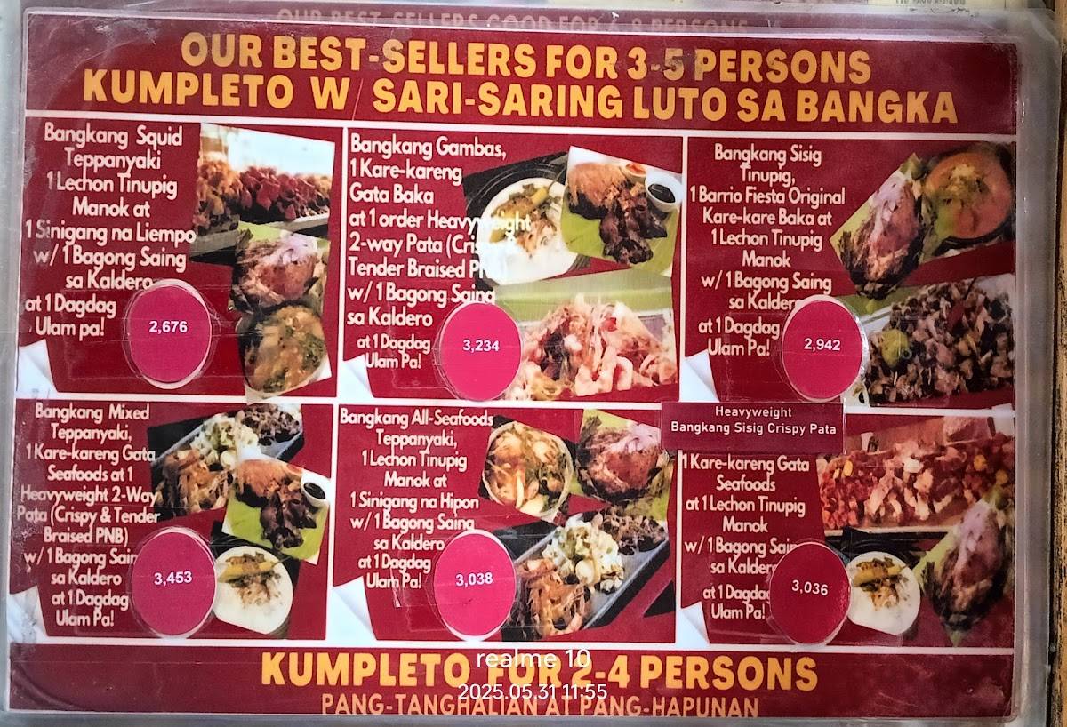 Menu at Isdaan Floating Restaurant, Bay