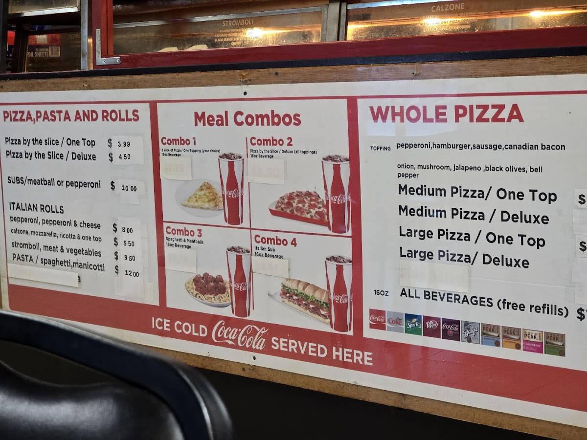 Menu at Italian Affair Pizza pizzeria, Sherman, 104 N Woods St
