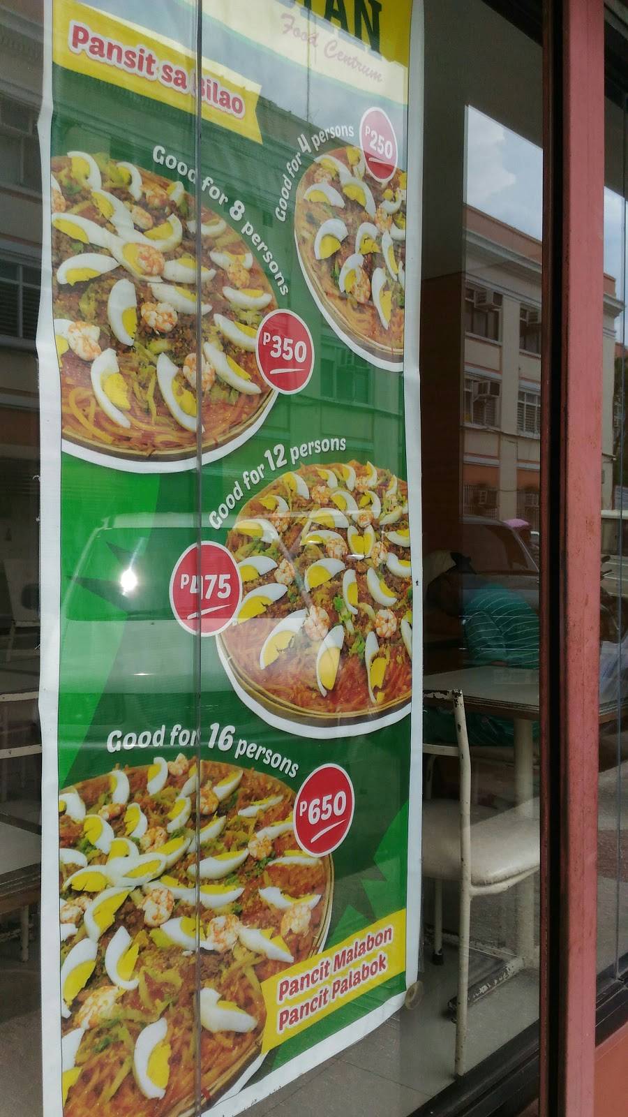 Menu at Jaltan Food Centrum restaurant, Davao City, 22-A City Hall Drive