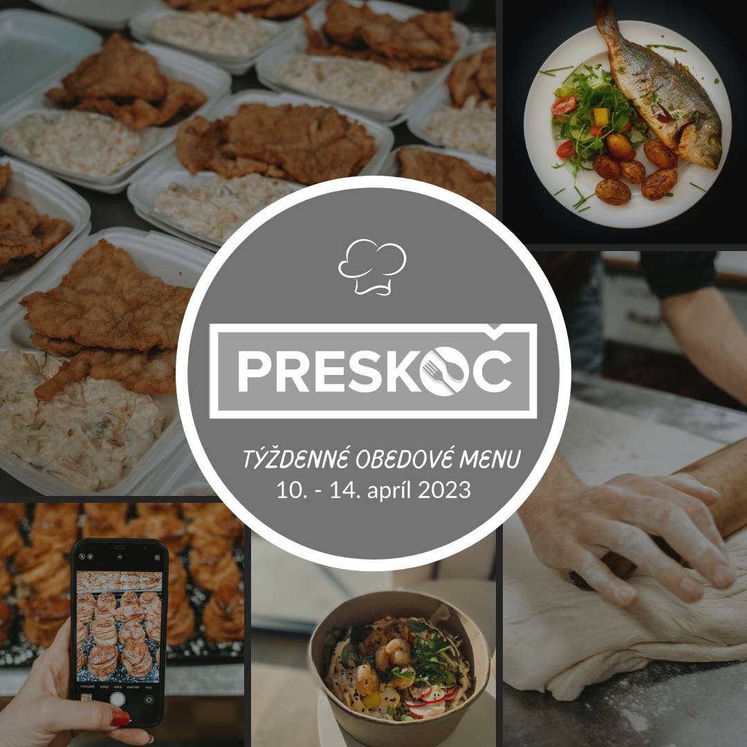 Menu at Jedáleň Preskoč restaurant, Zvolen