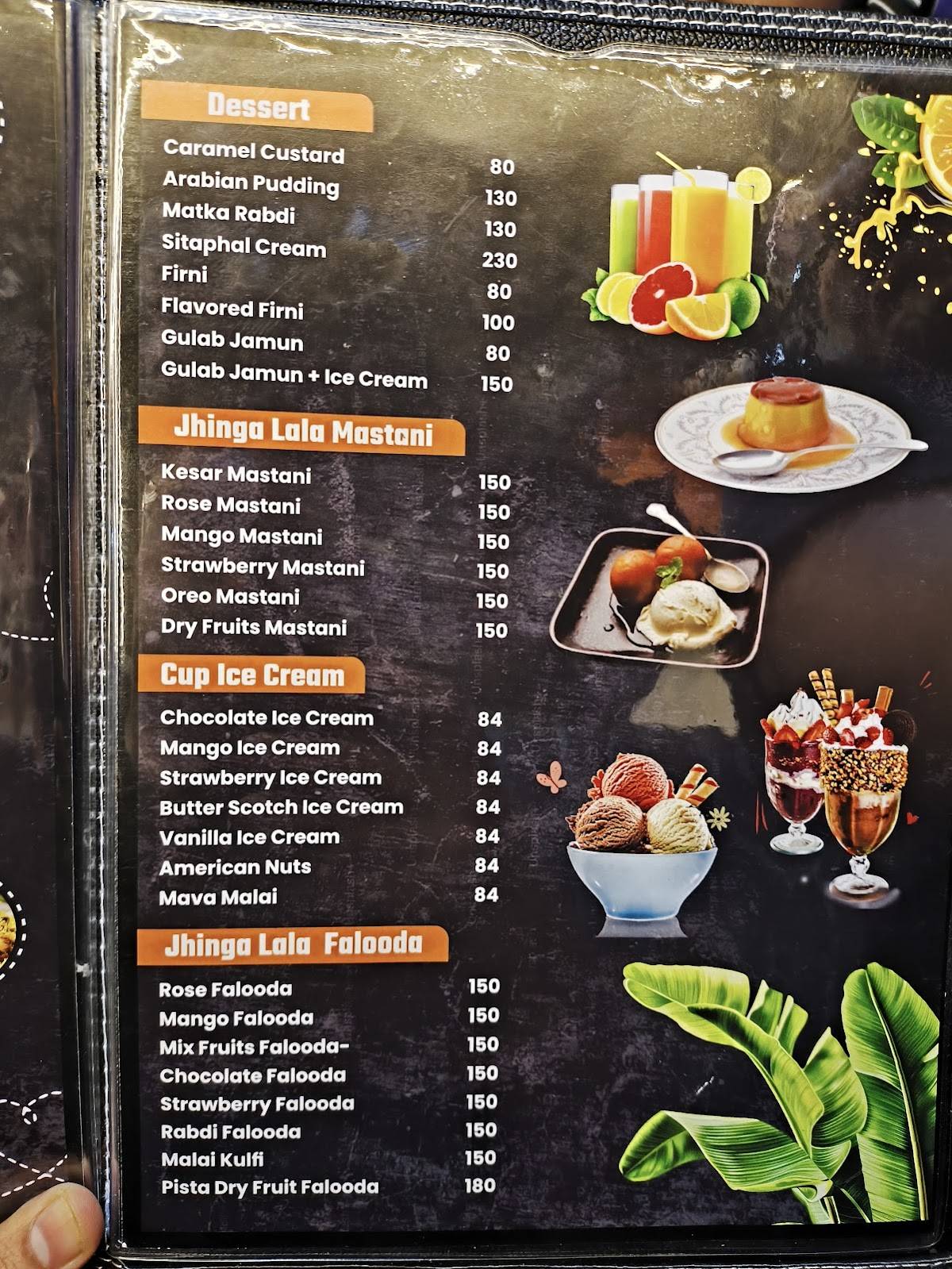 Menu at Jhinga Lala - Multi Cuisine Restaurant, Thane