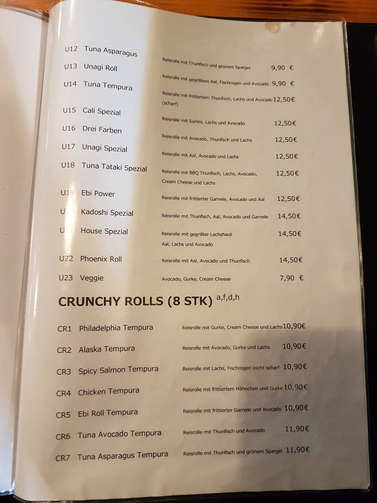 Speisekarte von KADO - SUSHI RESTAURANT, Viernheim