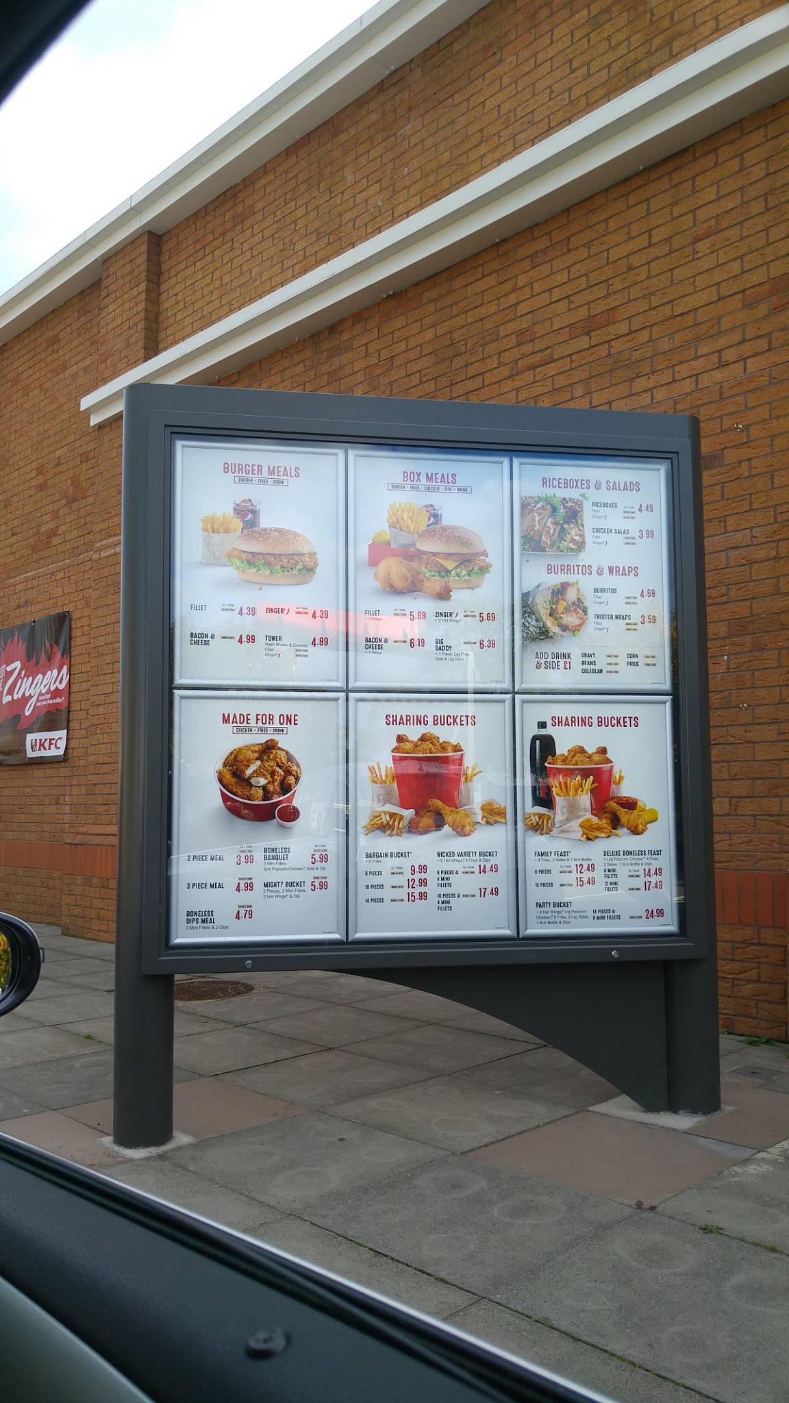 Menu at KFC Burton on Trent - Guild Street fast food, Burton upon Trent ...