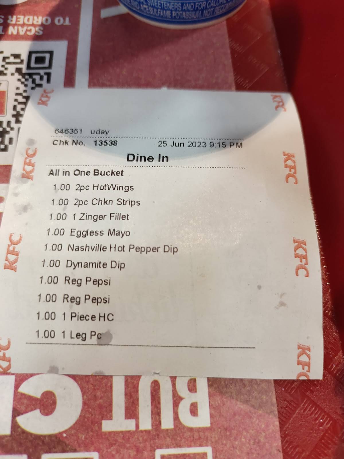 Menu at KFC, Pune, MSM Mall