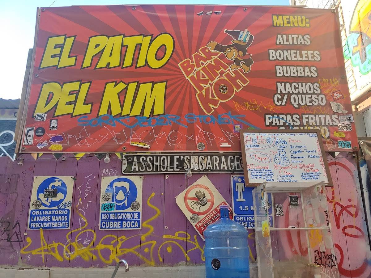 Carta de Sports Bar KIM KOH, Mexicali