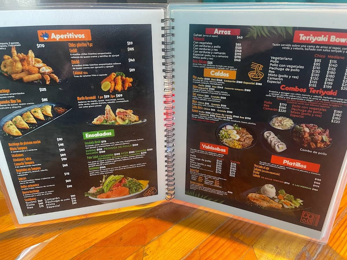 Carta del restaurante KOTORI WOK, Tijuana