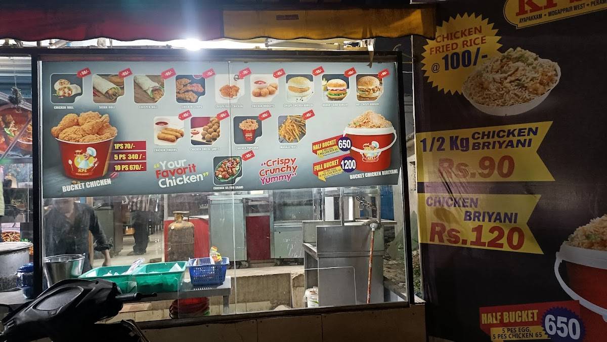 Menu at KPS BIRIYANI, Chennai