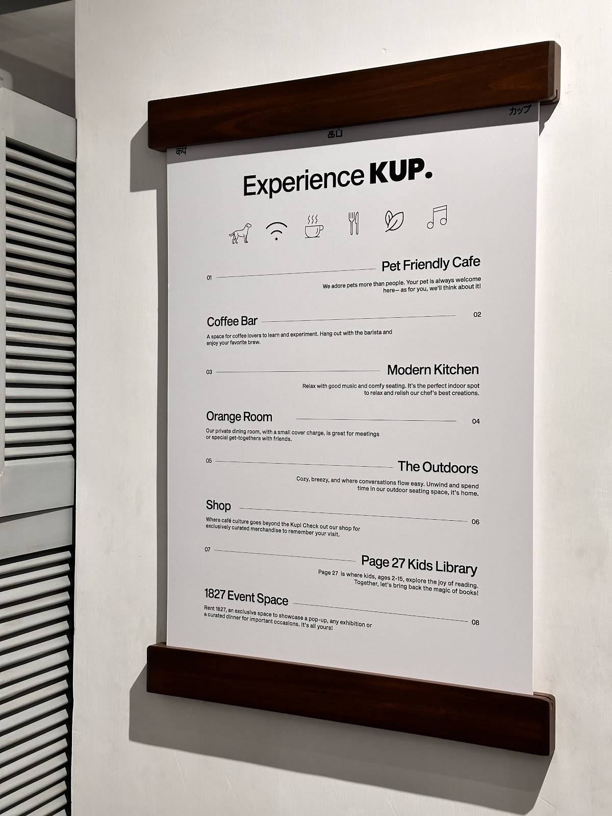 Menu at KUP Budan House - Alwarpet, Chennai