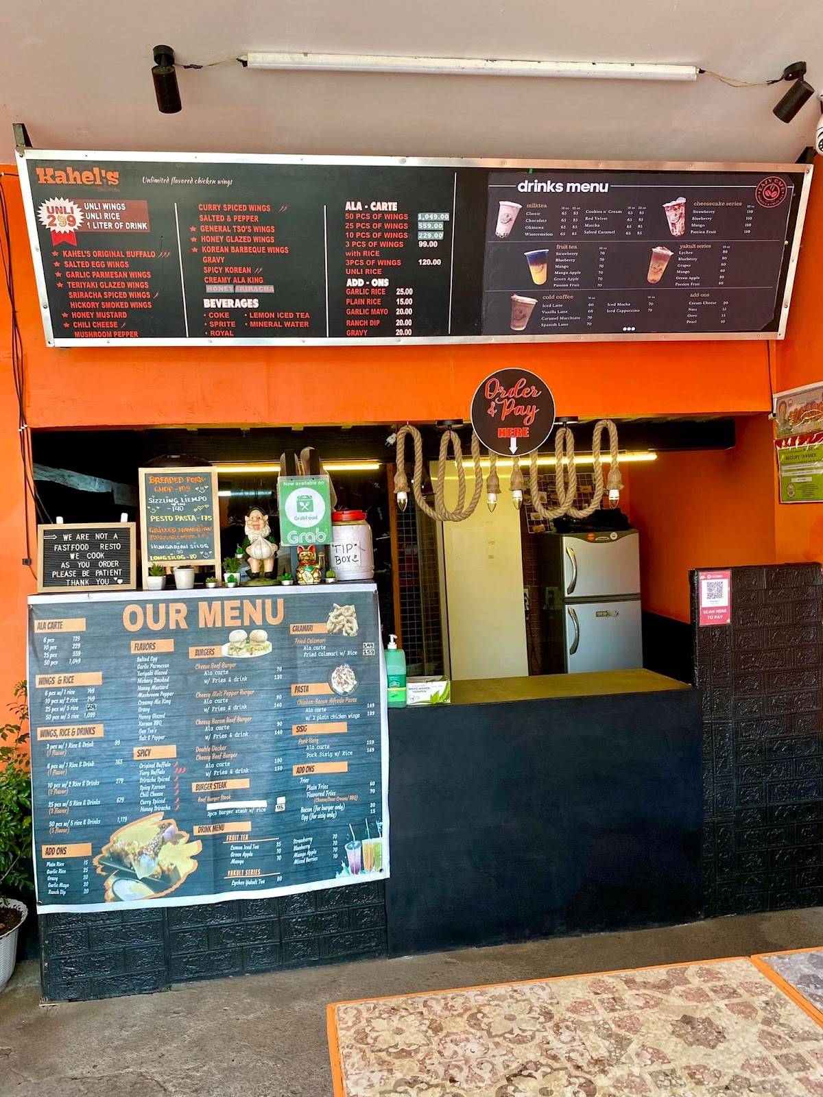 Carta del restaurante Kahel's Flavored Chicken Wings San Juan, Calamba ...