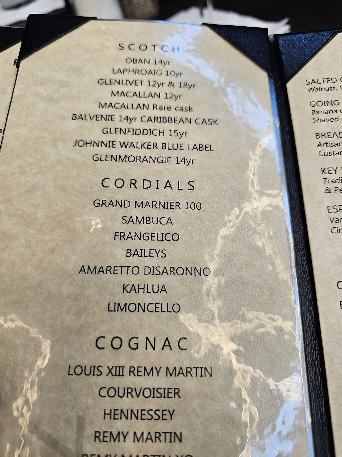 Menu at Kaluz Restaurant Wellington, Wellington