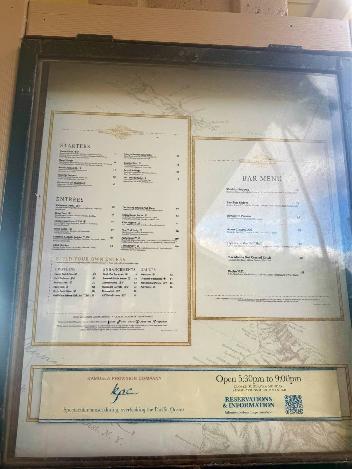 Menu at Kamuela Provision Company pub & bar, Waikoloa Village, 69-425 ...
