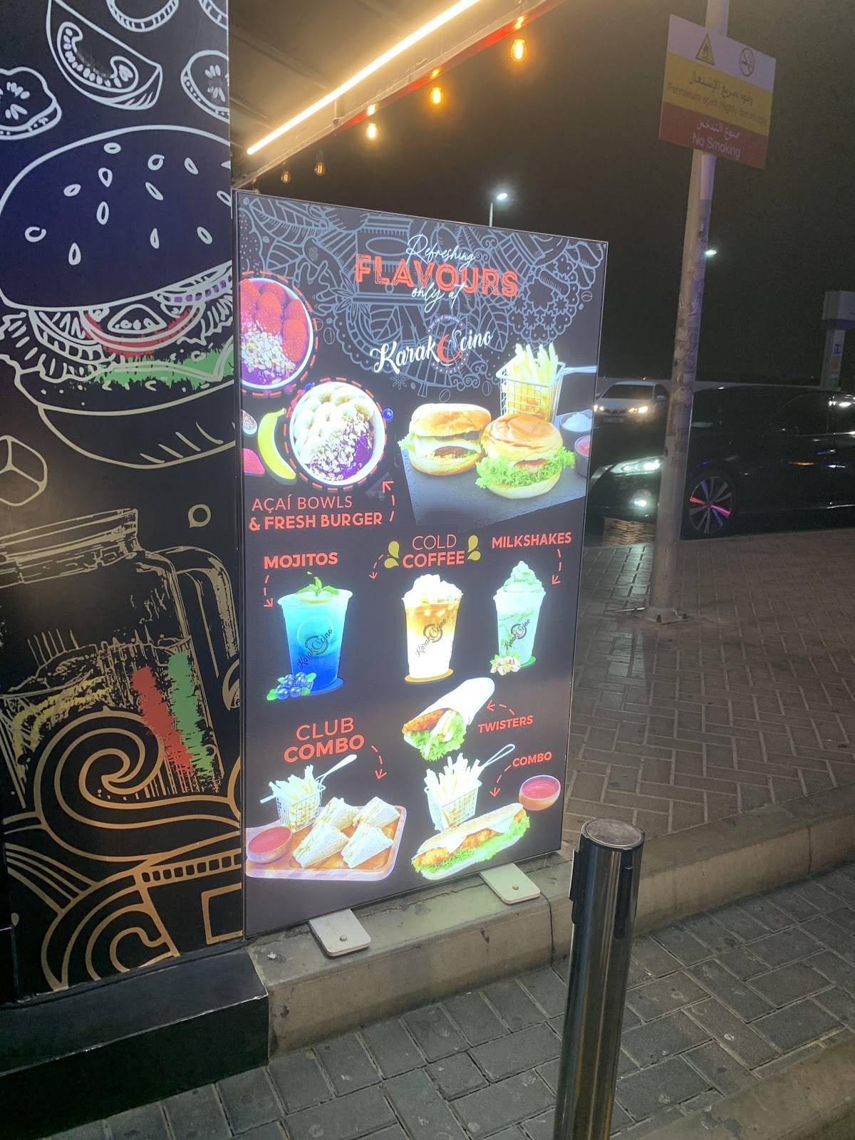 Menu at Karakccino cafe ( jabel Ali ), Dubai, Sheikh Zayed Rd