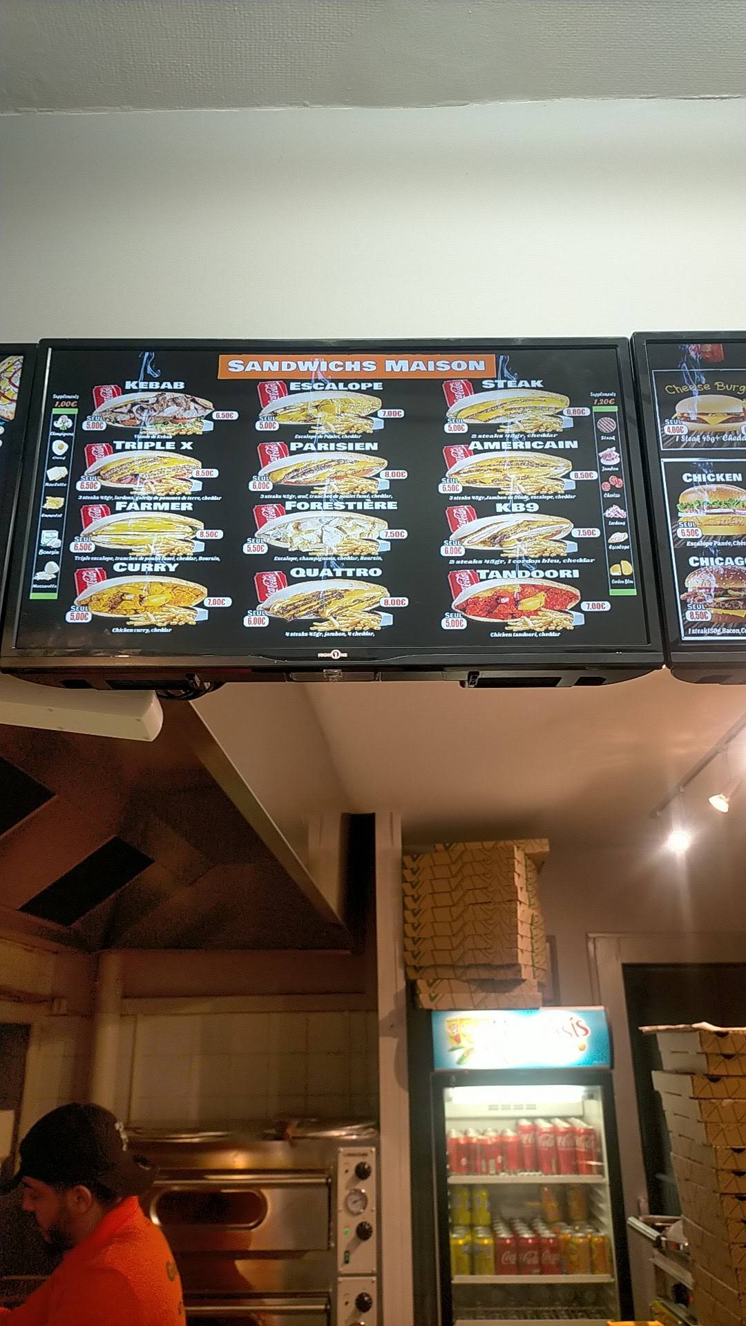 Menu au Restaurant Burger One, Lons-le-Saunier