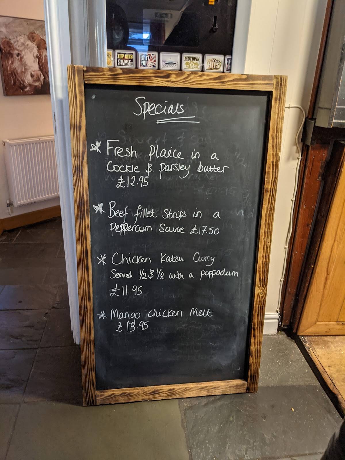 Menu at Red Lion Inn pub & bar, Kidwelly