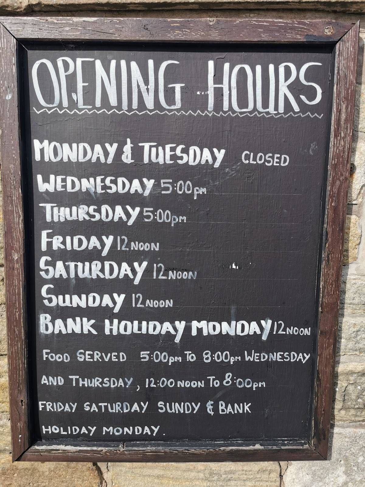 Menu at King William IV pub & bar, Littleborough