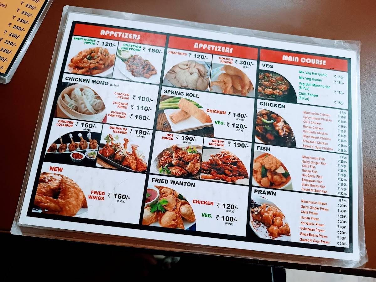 Menu at Noodle Time, Kolkata, 94a