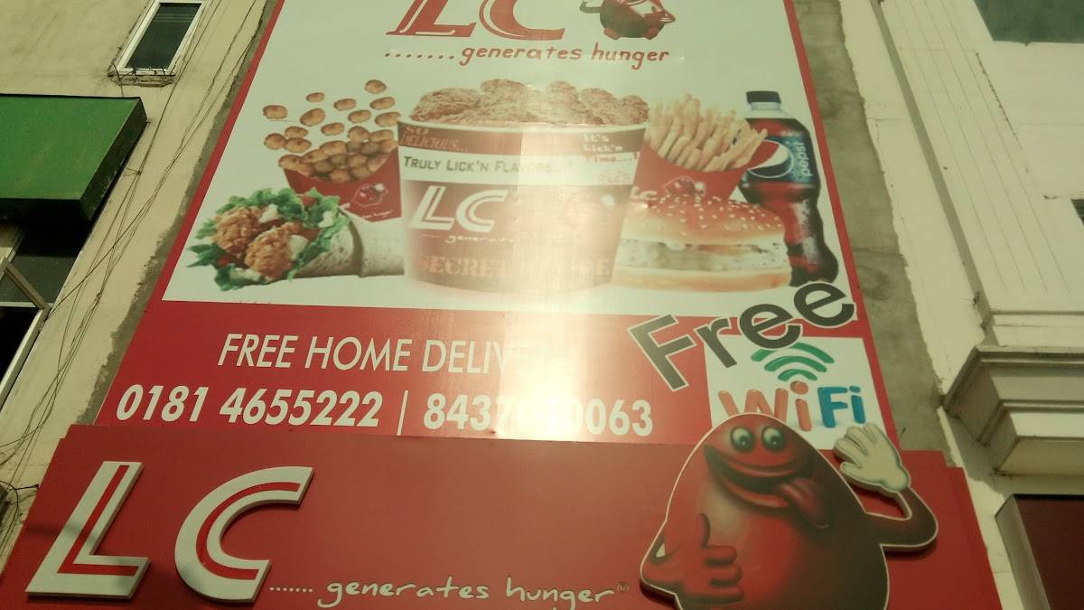 Menu at LC Generates Hunger, Jalandhar