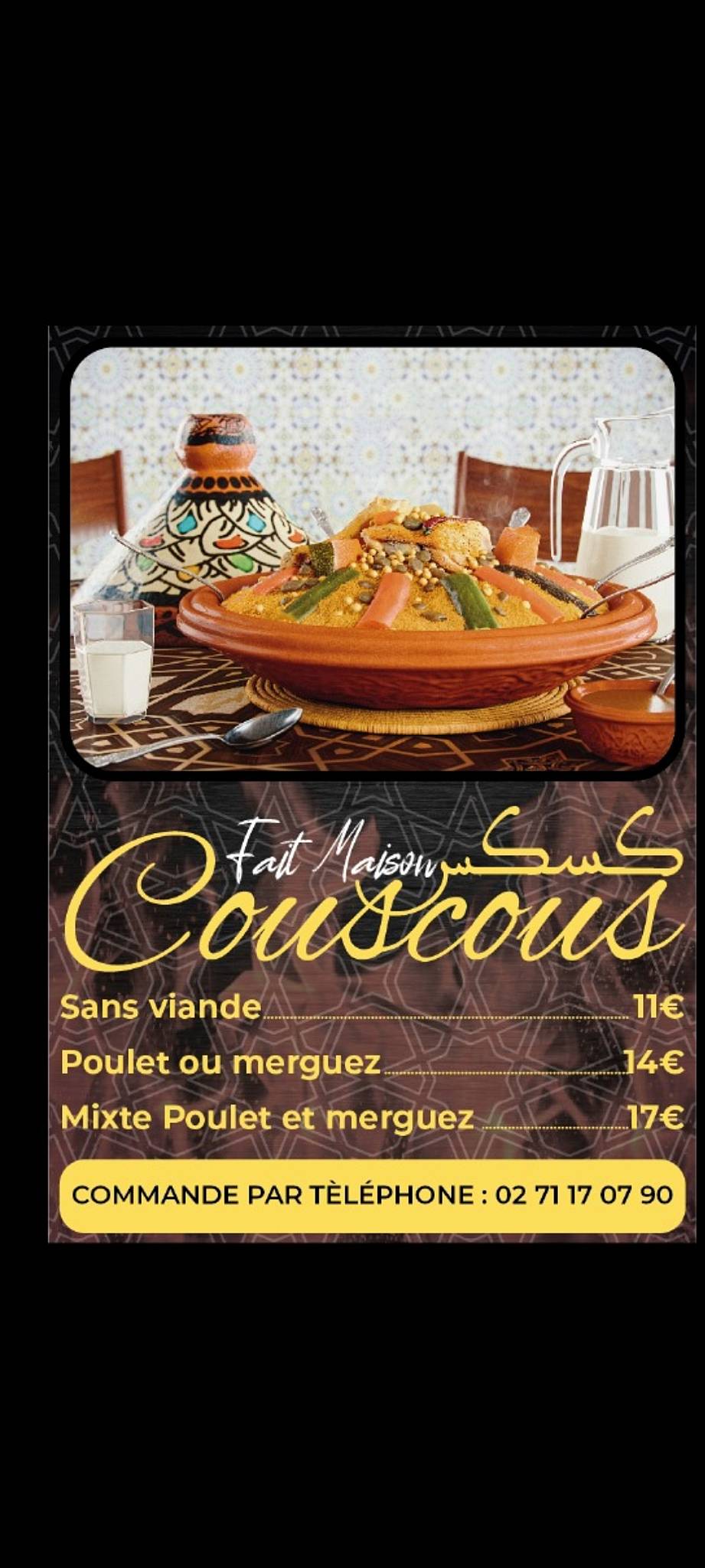 Menu au LE REGAL DU COIN restaurant, Angers