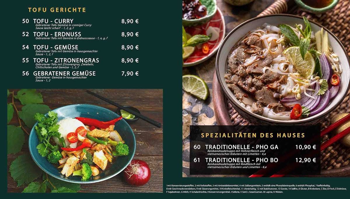 Speisekarte von LEMONGRASS asia food restaurant, Passau